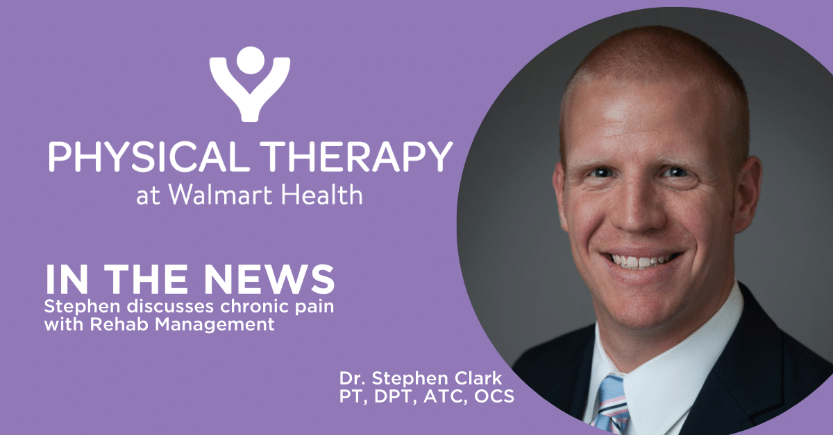Confluent Physical Therapy's Dr. Stephen Clark Discusses Chronic Pain ...